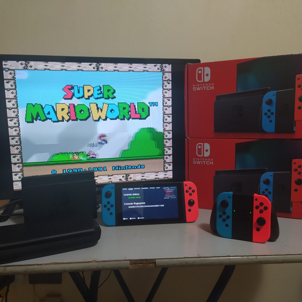 Nintendo switch v2 desbloqueada NUEVA + 15 juegos a elección ...